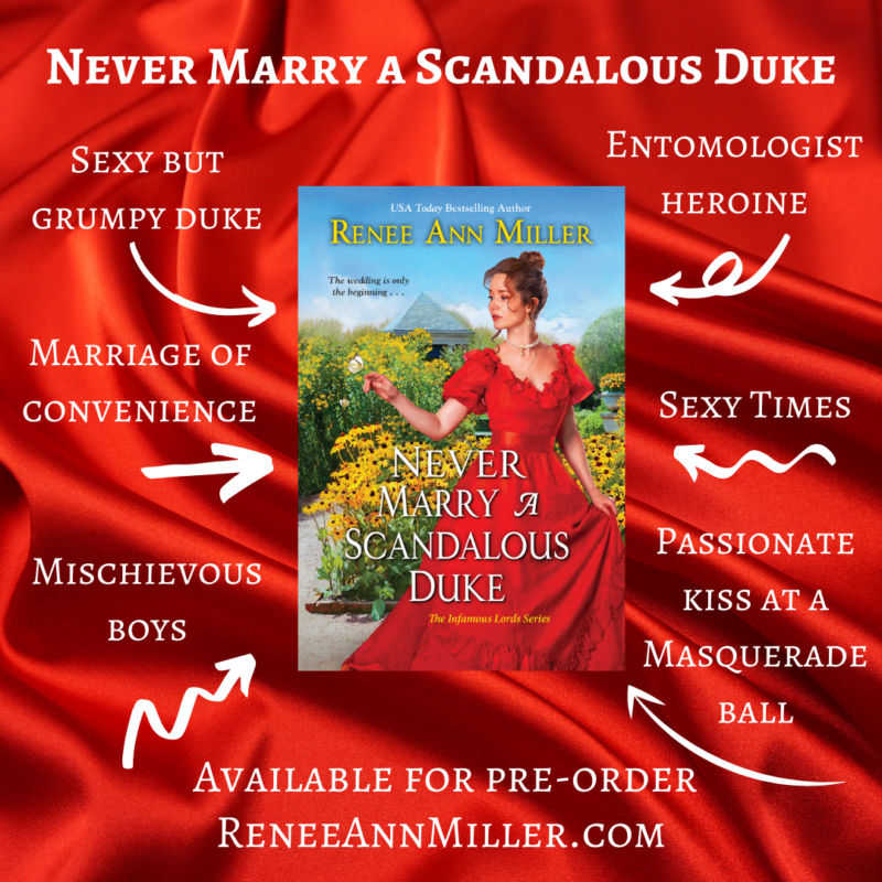 Never Marry a Scandalous Duke Cover Reveal — Renee Ann Miller